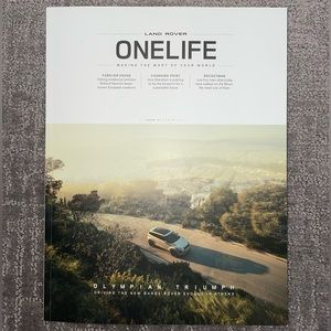 Land Rover | Accents | Land Rover One Life Catalog Magazine Coffee ...